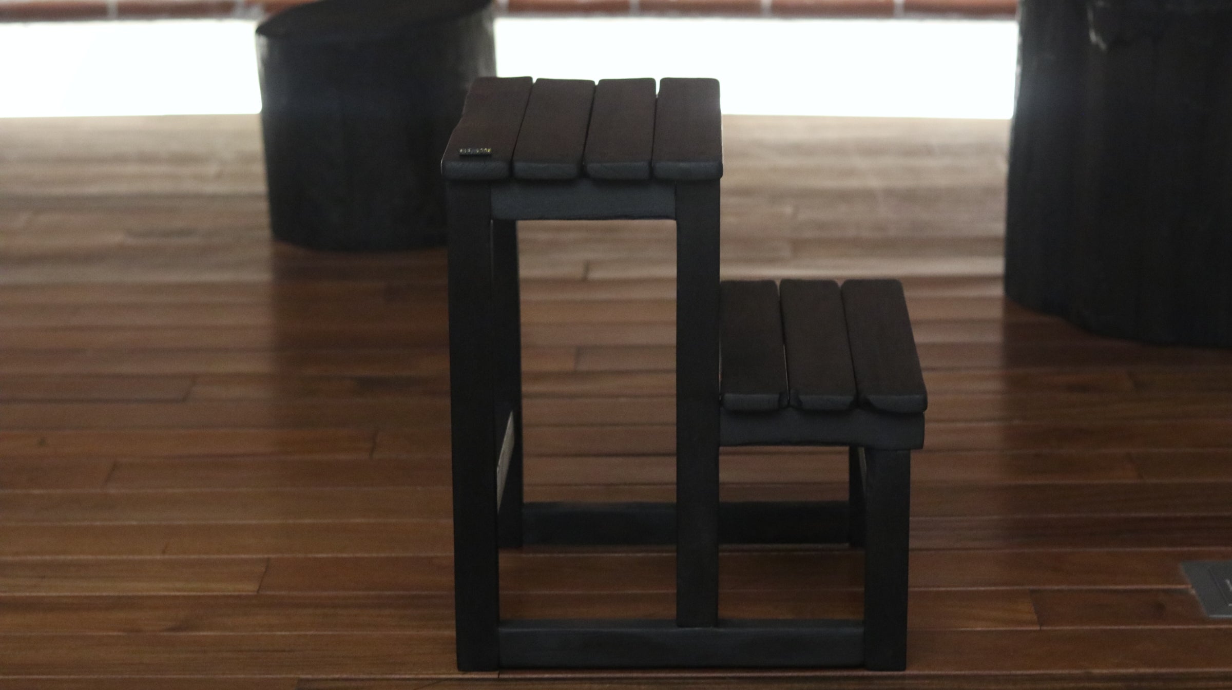 Wooden stool by Metabolic contemporary art - mail order - PlusArt ...